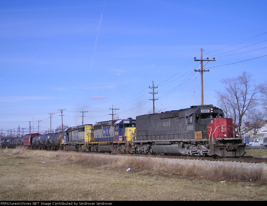 HLCX 6105 On CSX Q 507 Eastbound